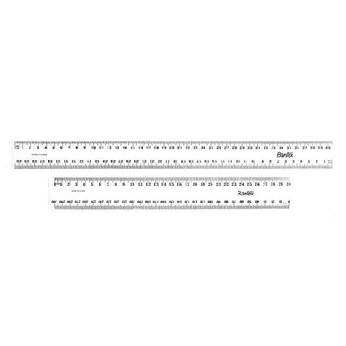 Bantex Ruler Plastic Clear 40cm