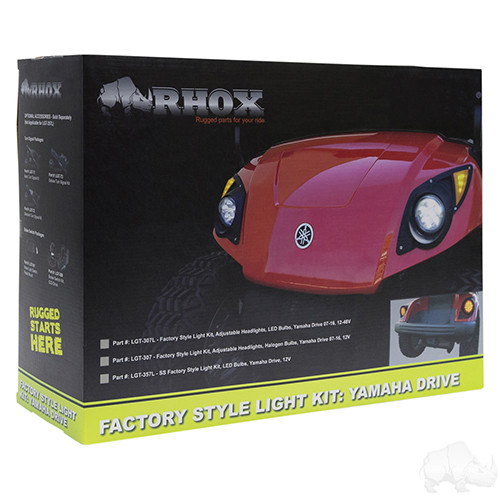 Golf Cart RHOX Factory Style Light Kit, LED, Yamaha Drive