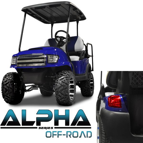 ALPHA Off-Road Red Full Body Kit for Club Car Precedent Golf Cart (2004 ...