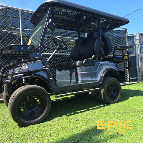 Heavy-Duty Aluminum Side Step Nerf Bars For Epic Golf Carts