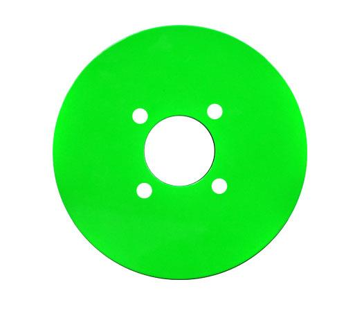 Wheel Plates 12 / 14 Set of (4) MadJax Green Aluminum, 19-080-GRN