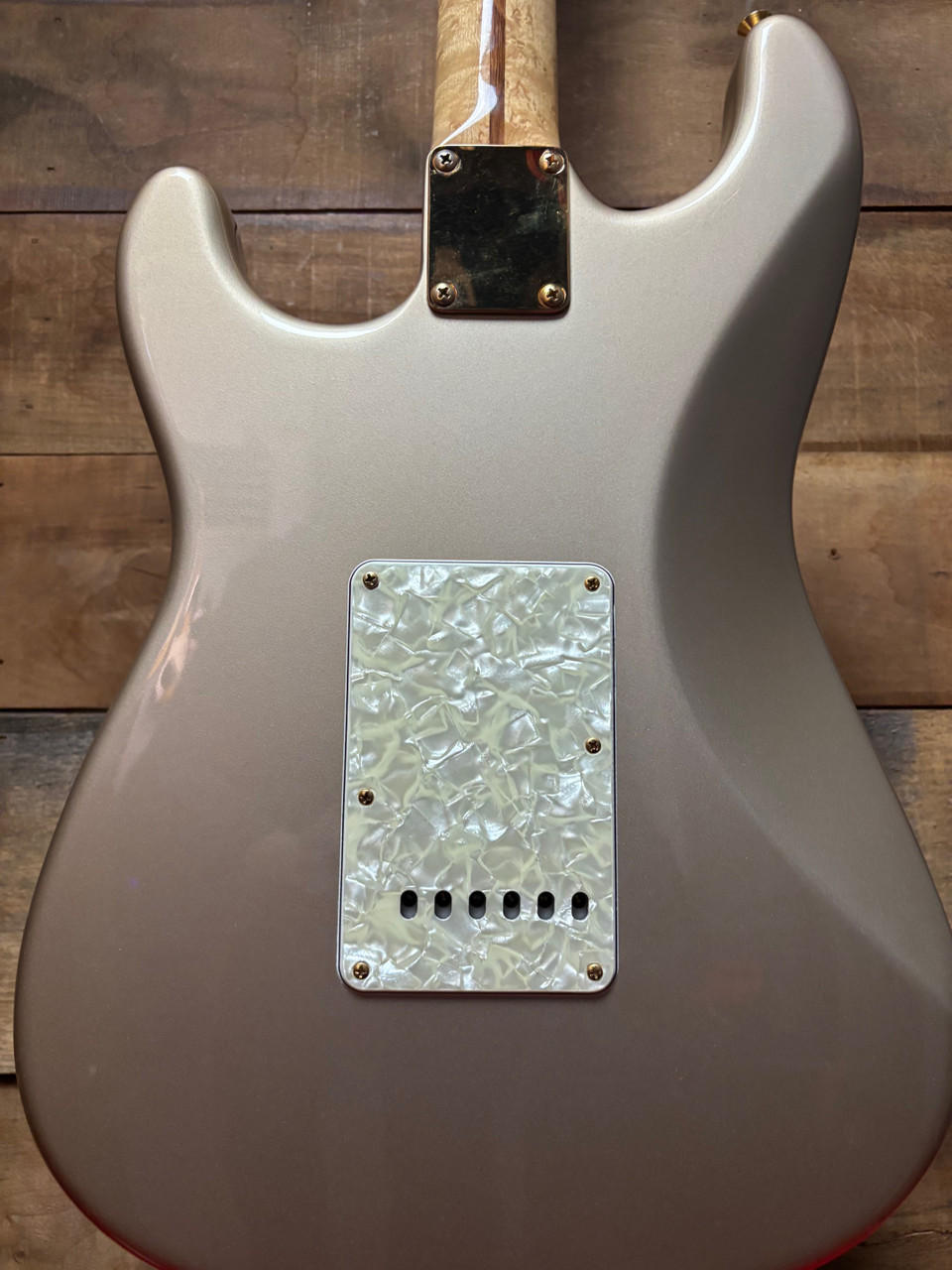 1993 Fender Custom Shop 10 of 12 1962 Strat MP Shoreline Gold w/case