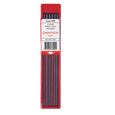 Technograph Leads 2mm HB 12 Pieces | 6077.250 - SpiArt