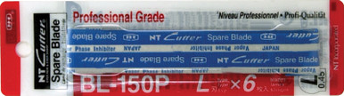 NT Cutter Spare Blades Bl-150p 6 Pack - SpiArt