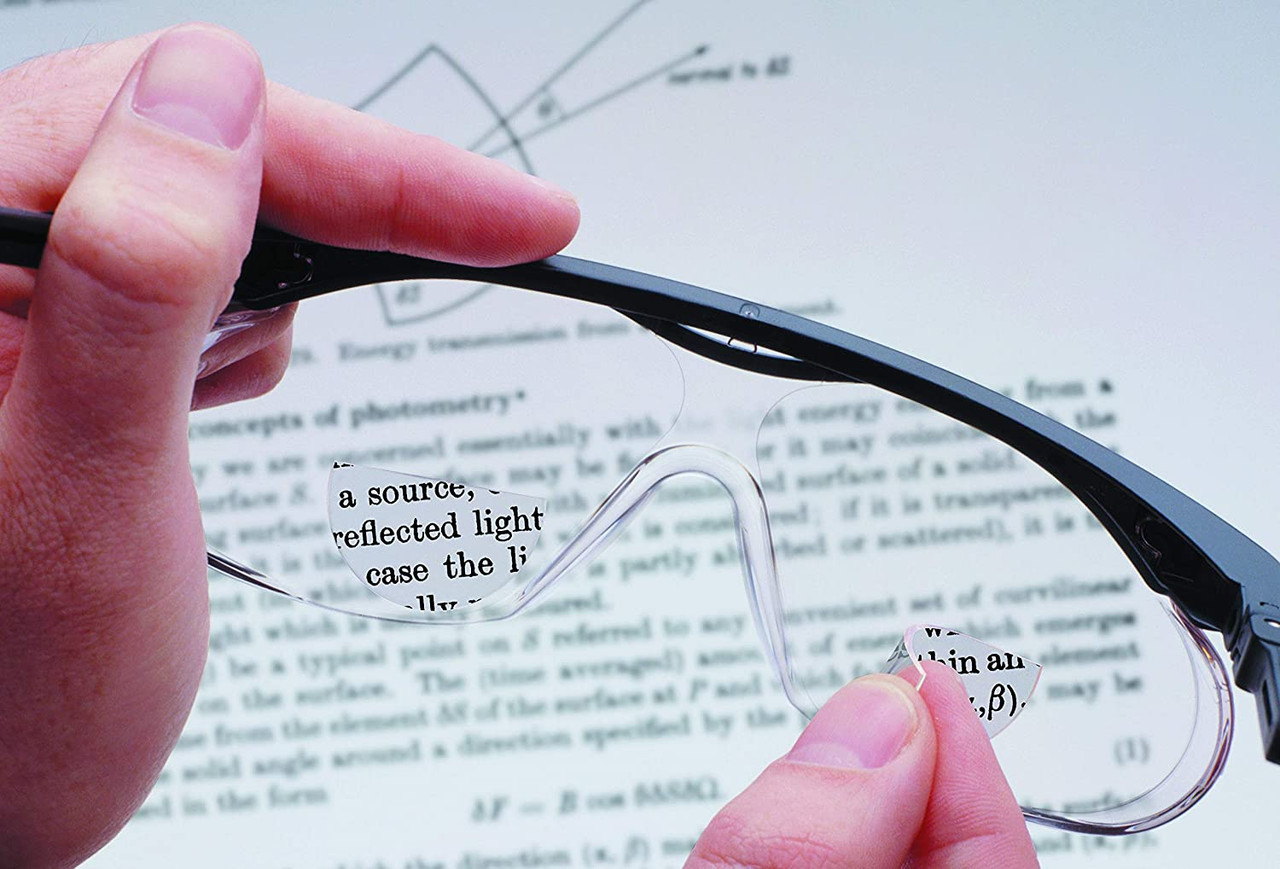 Hydrotac Optx 20/20 Stick-On Bi-focal Reader Lenses|For Glasses/Sun ...