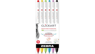 Zebra ClickArt Marker Sets