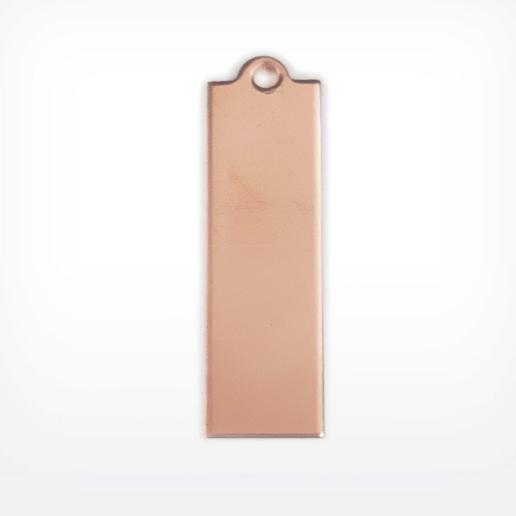 Copper Rectangle, 32x10mm with lug - Pack of 10 (324-CU) - Harrison ...