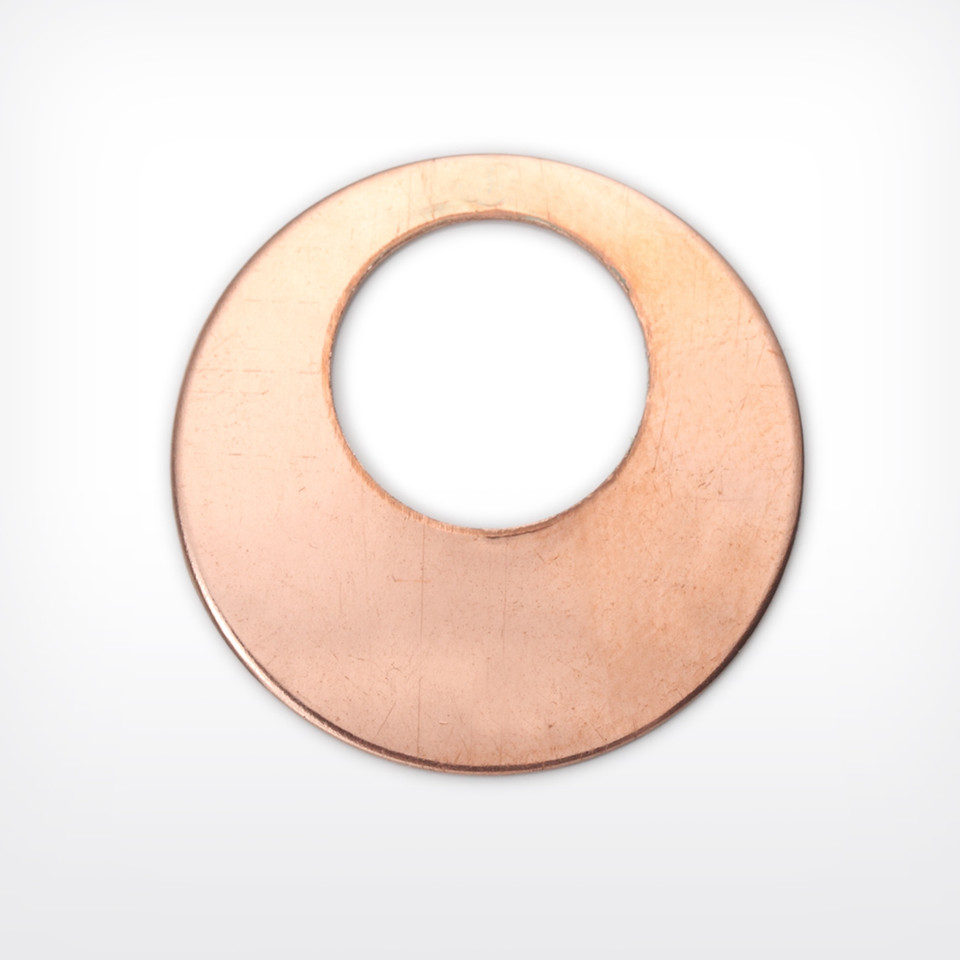 Copper Disc, holed - Pack of 10 (821-CU) - Harrison & Harrison Craft ...