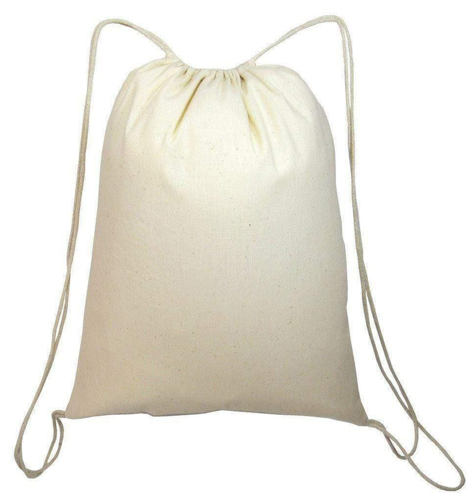 Cotton Drawstring Bags Wholesale, Cotton Canvas Drawstring Backpacks