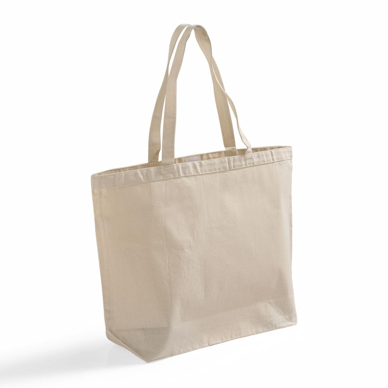 Wholesale Hook & Loop Closure Jumbo Canvas Tote Bags | Bulk Cotton ...