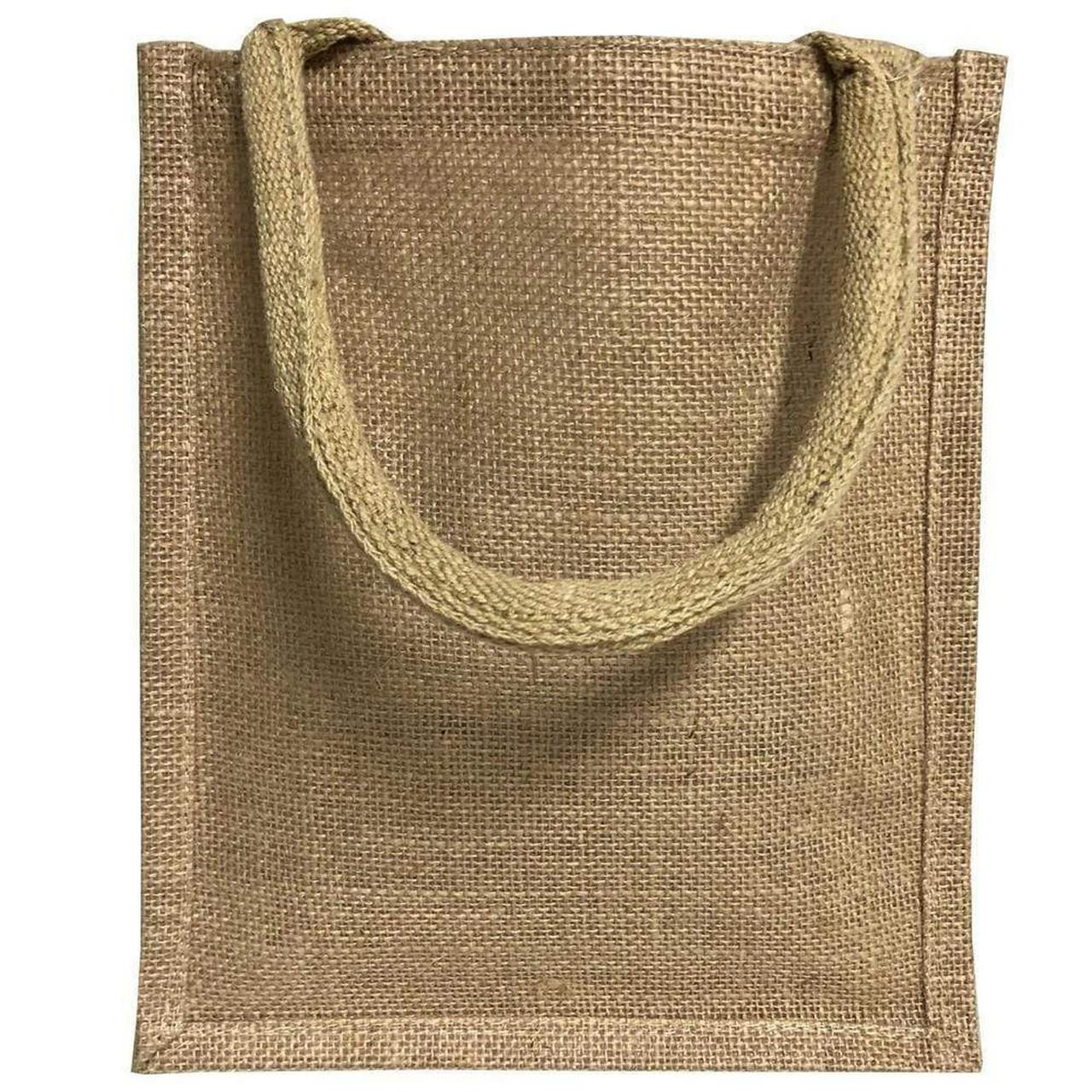 Wholesale Jute Burlap Gift Tote Bags - Large