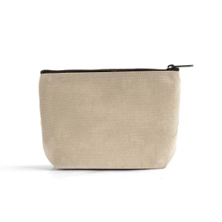 Essentials Custom Cotton Cosmetic Pouches | Bulk Travel Makeup Bags