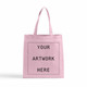 Custom Printed Cotton Canvas Tote Bags - Bulk Wholesale (100 Pack)