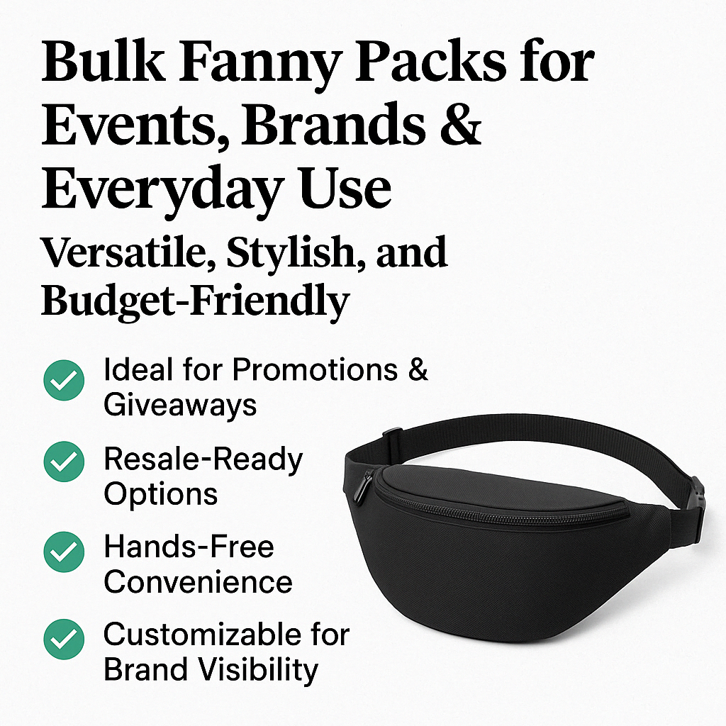 Bulk Fanny Packs for Events, Brands & Everyday Use — Versatile, Stylish ...
