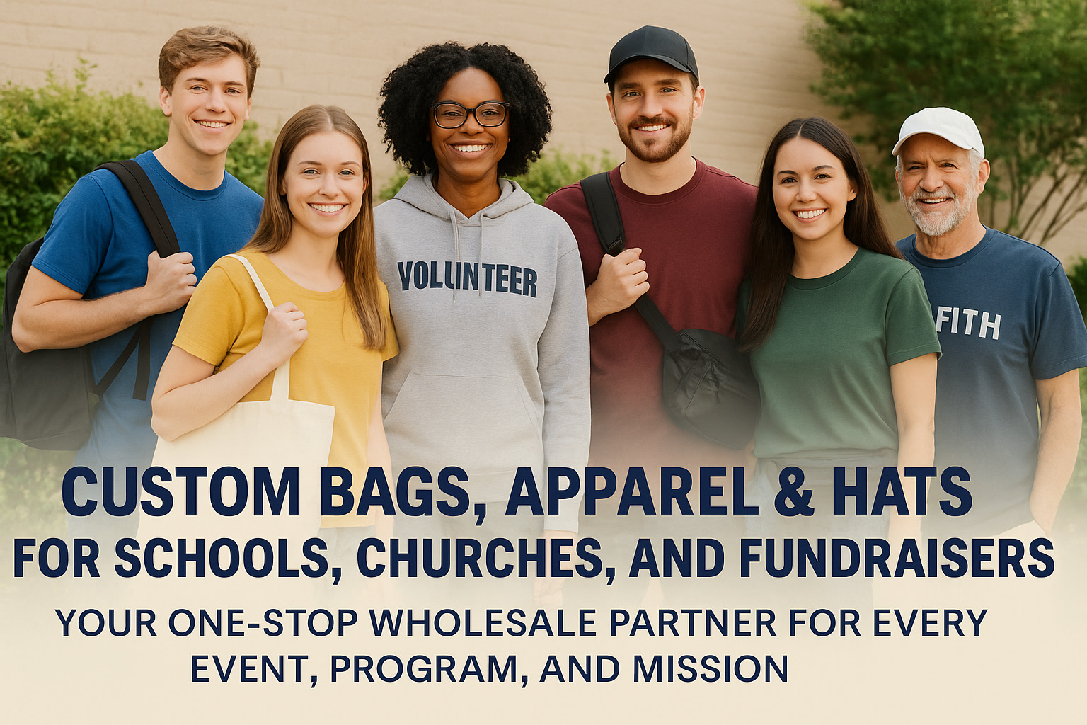 Custom Bags, Apparel & Hats for Schools, Churches, and Fundraisers ...
