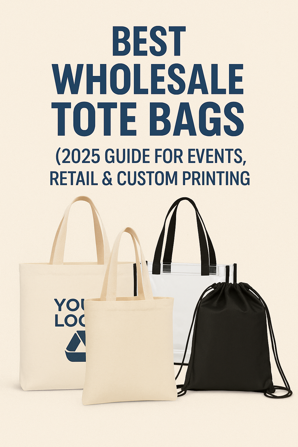 Wholesale Tote Bags in Bulk – Custom Print Ready - BagzDepot