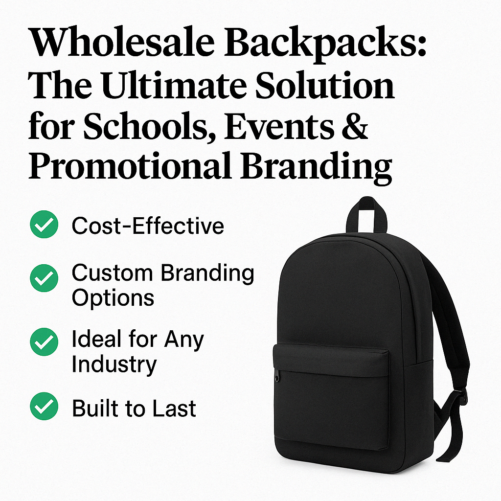 Wholesale Backpacks: The Ultimate Solution for Schools, Events ...