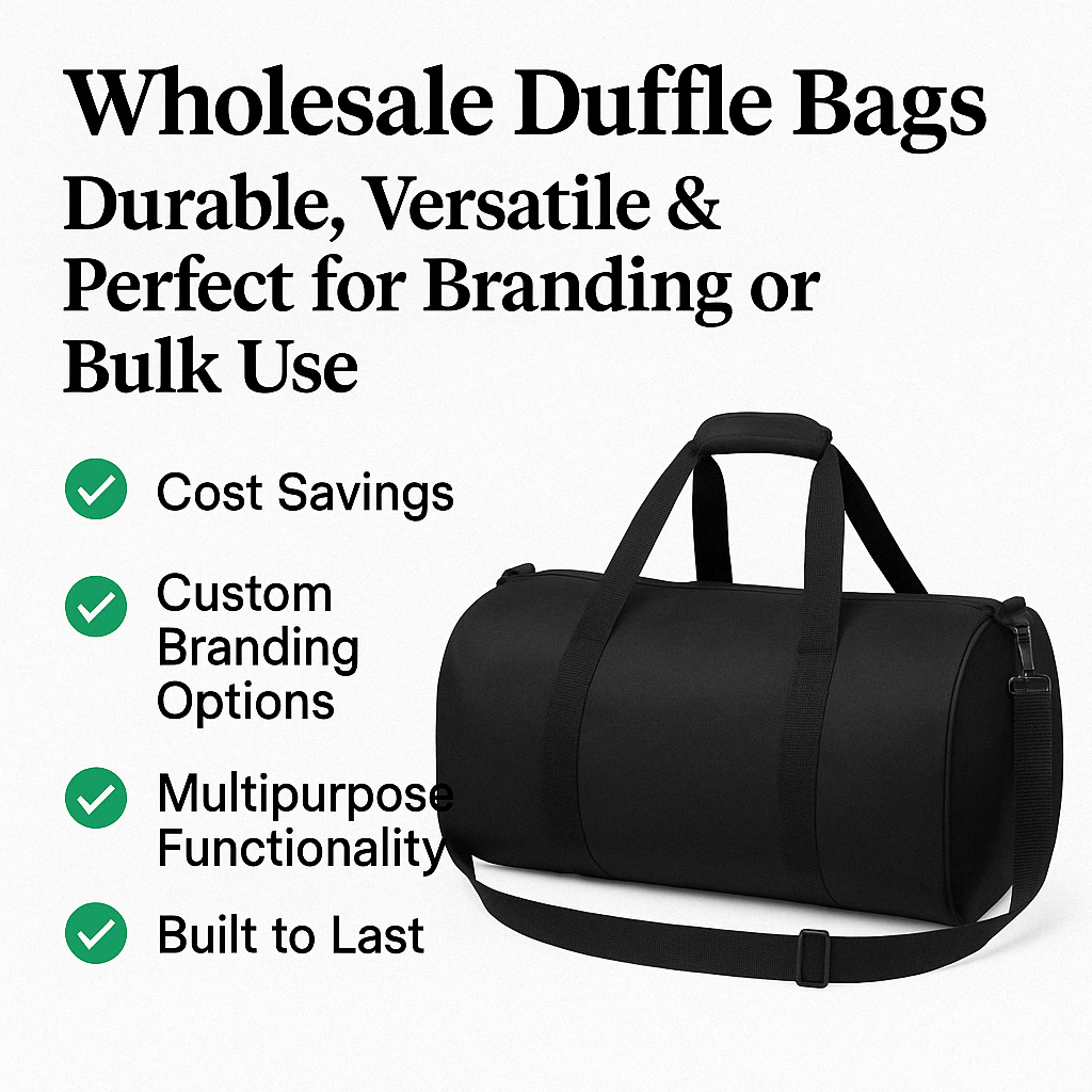 Wholesale Duffle Bags: Durable, Versatile & Perfect for Branding or ...