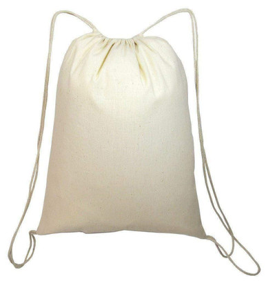 Wholesale Cotton Drawstring Bags, Large Cotton Canvas Drawstring Bags