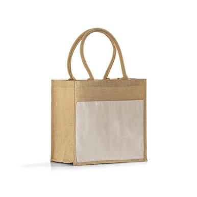 Medium Jute Canvas Tote Bags – 100% Burlap, Customizable & Eco-Friendly