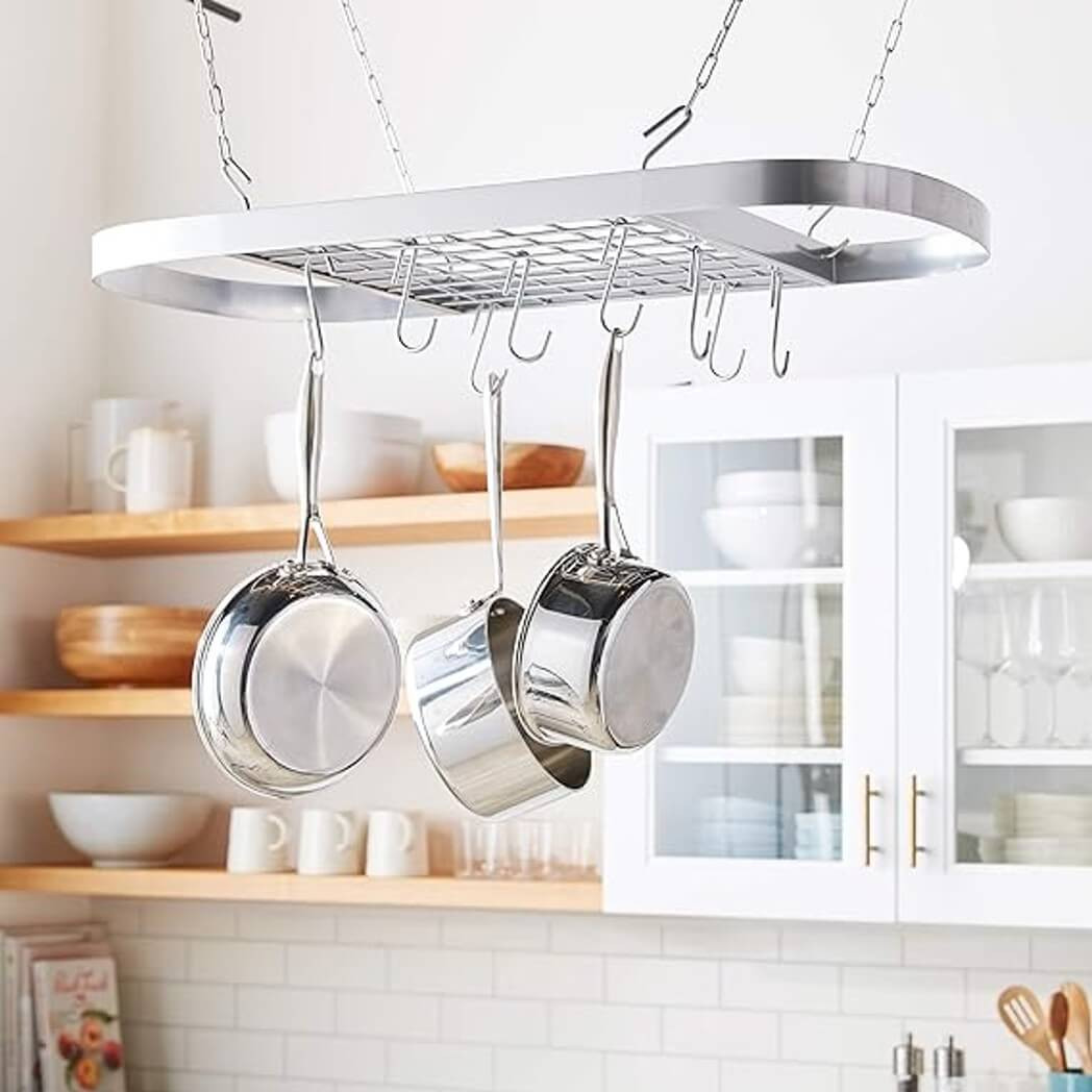 Fox Run Stainless Steel Oval Pot Rack
