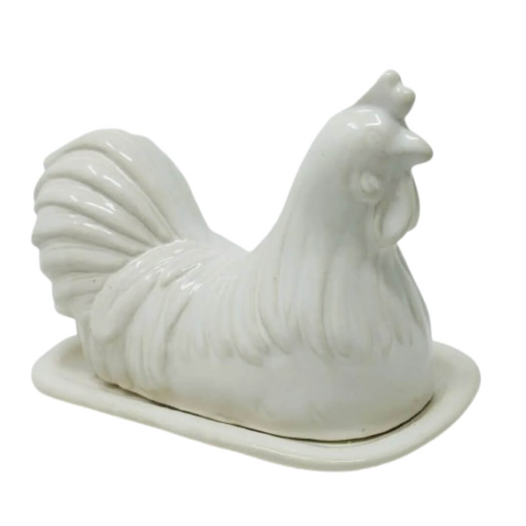 Boston Warehouse Black Lidded Butter Dish, Spread the Love