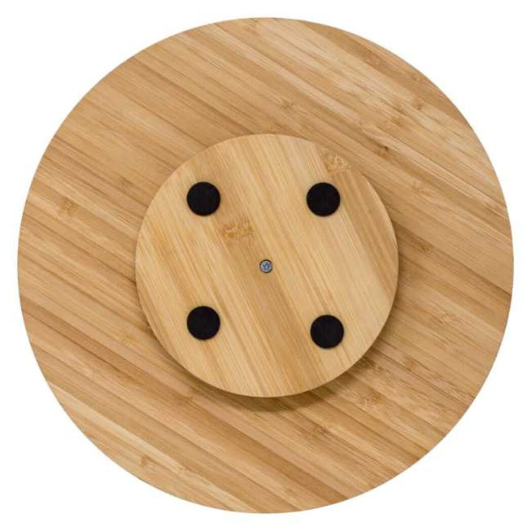 Boston Warehouse 12-Inch Lazy Susan, Bamboo Honey