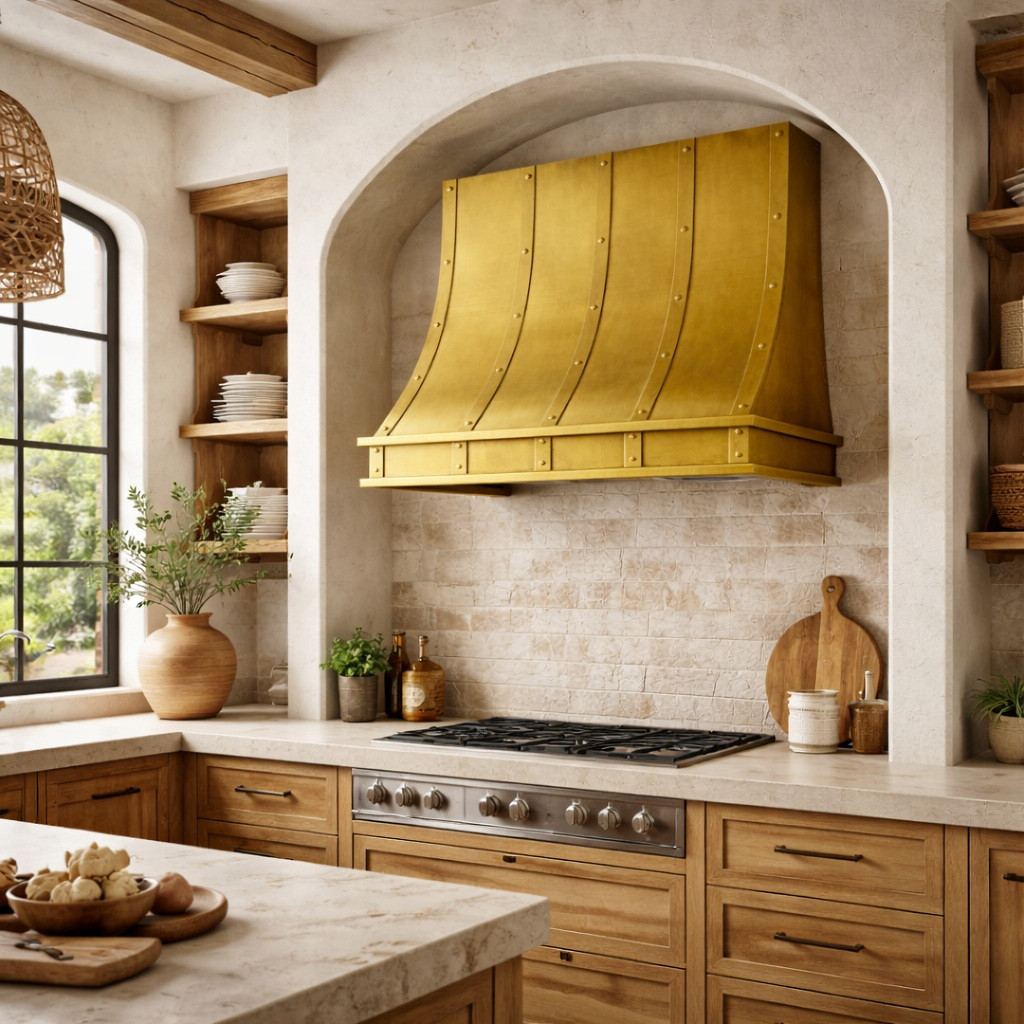 Tin Bell Canopy Range Hood Cover – Wall or Island