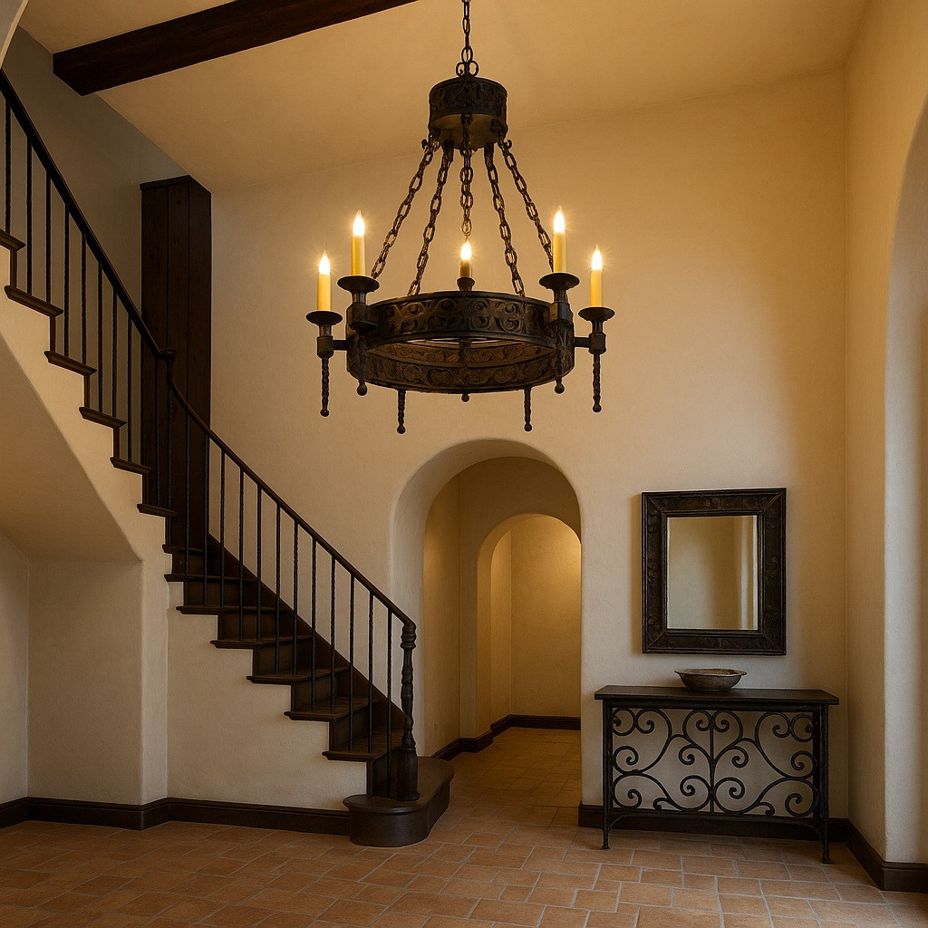 Spanish Revival Style Chandelier Beautiful Spanish Revival Bedroom