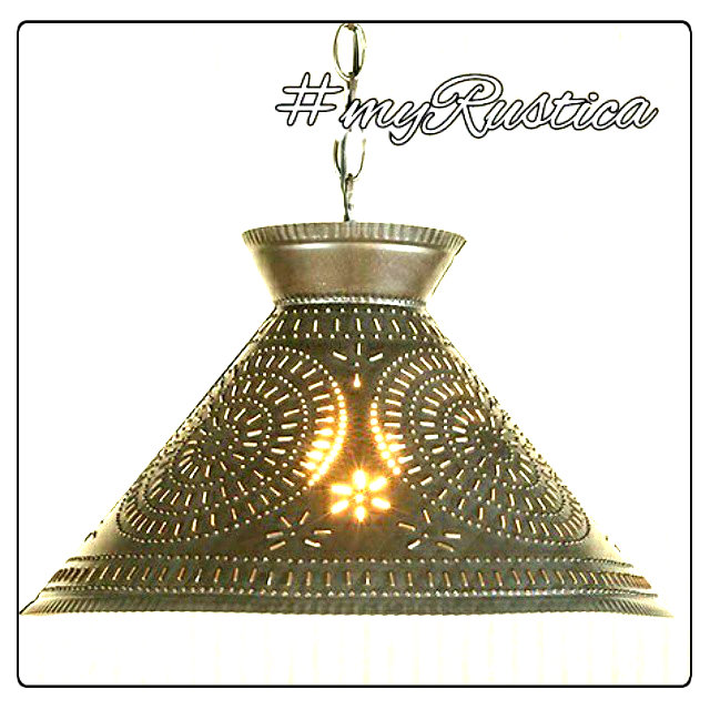 Handcrafted Tin Lamp Shades – Rustic Lighting Fixtures | Rustica House®