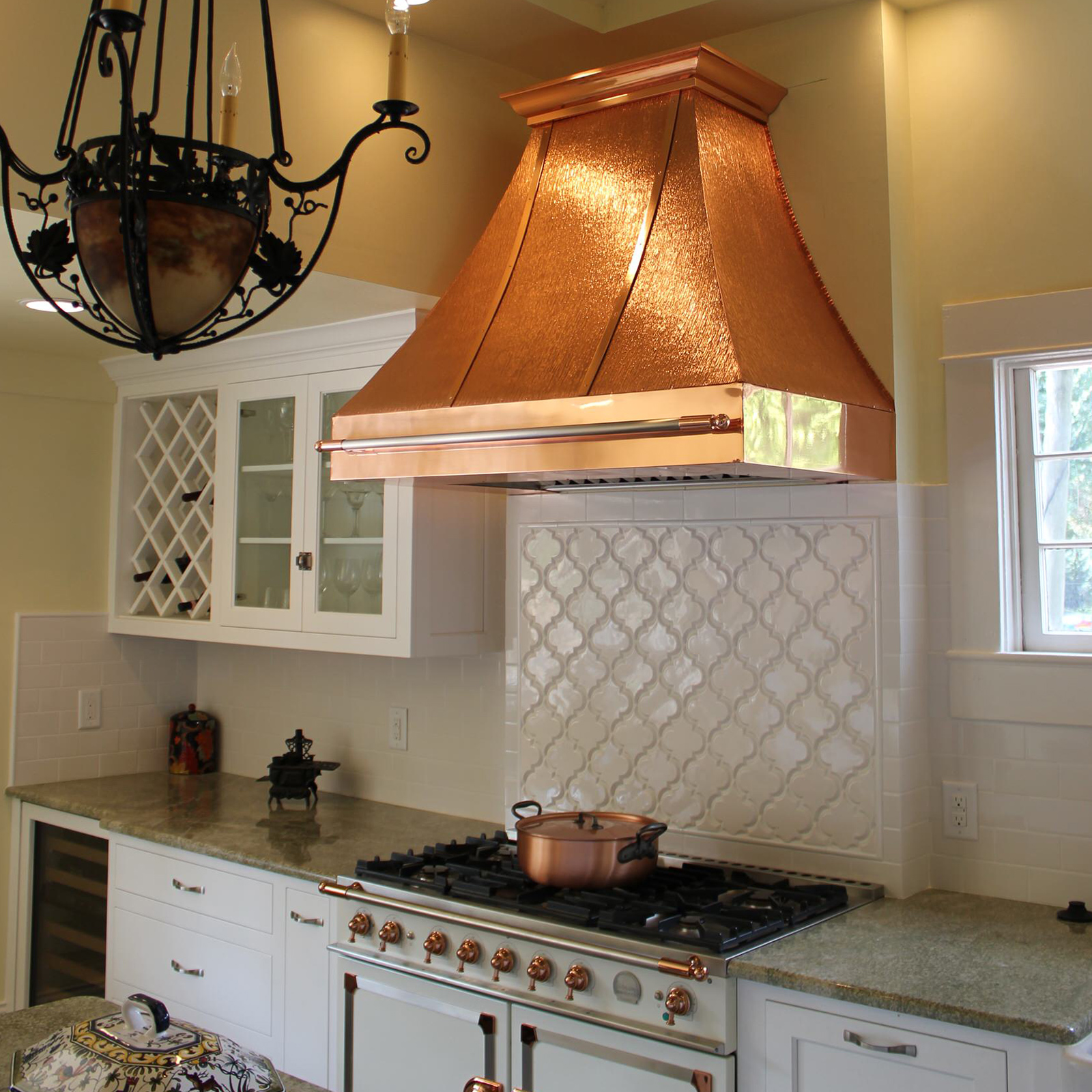 Polished Copper Vent Hood - Rustica House