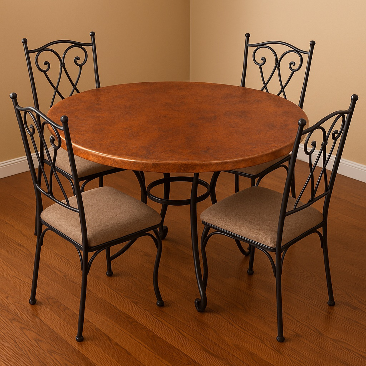 Handcrafted Copper Table Tops – Custom Sizes, Patinas & Edge Profiles ...