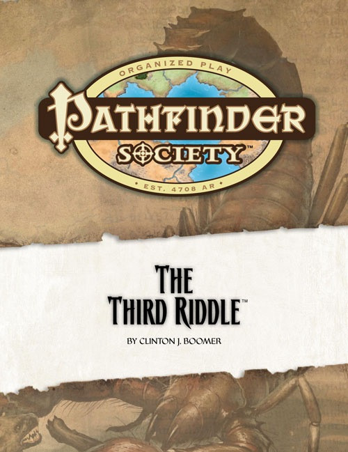 Pathfinder Society Scenario #11: The Third Riddle PDF