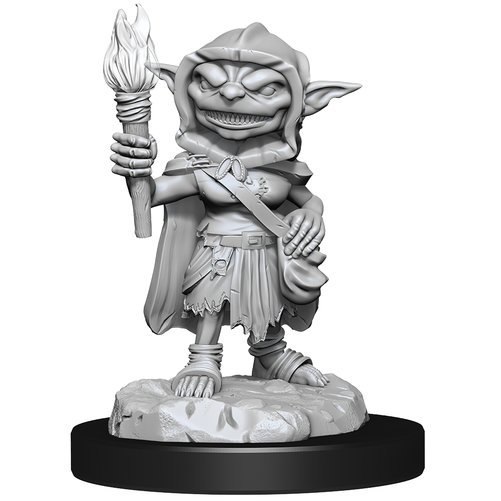 Pathfinder Deep Cuts Unpainted Miniatures: Goblin Rogue Female