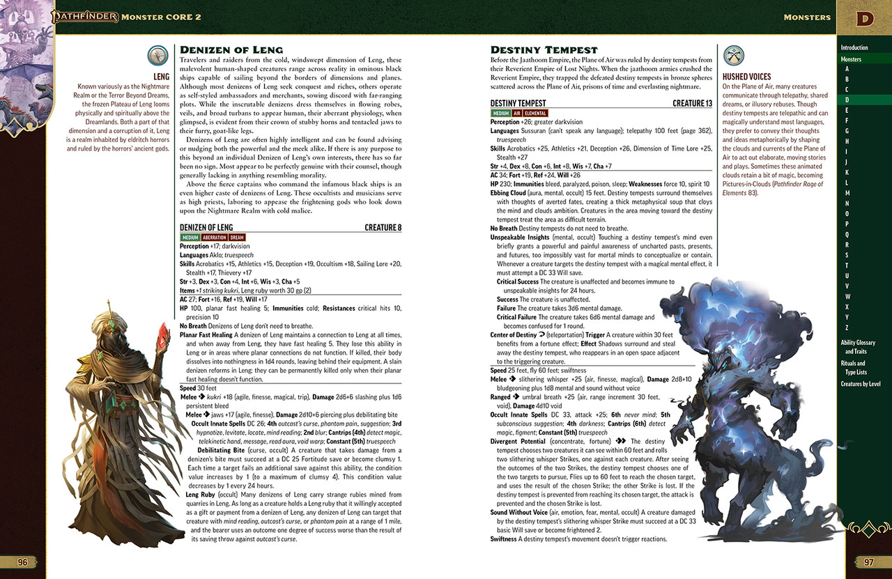 Pathfinder Monster Core 2