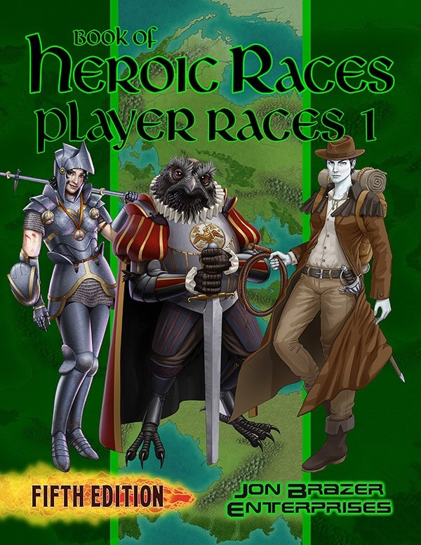 Book of Heroic Races: Player Races 1 (5e) PDF