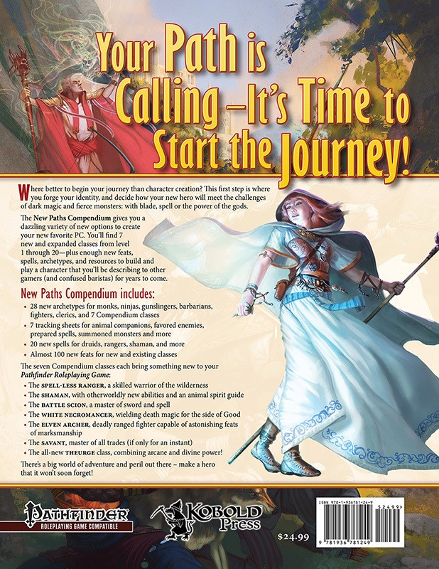 New Paths Compendium (Pathfinder RPG) PDF