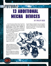 Future: 13 Additional Mecha Devices (d20 Future) PDF