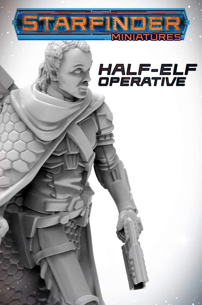 Starfinder Masterclass Miniatures: Half-Elf Operative