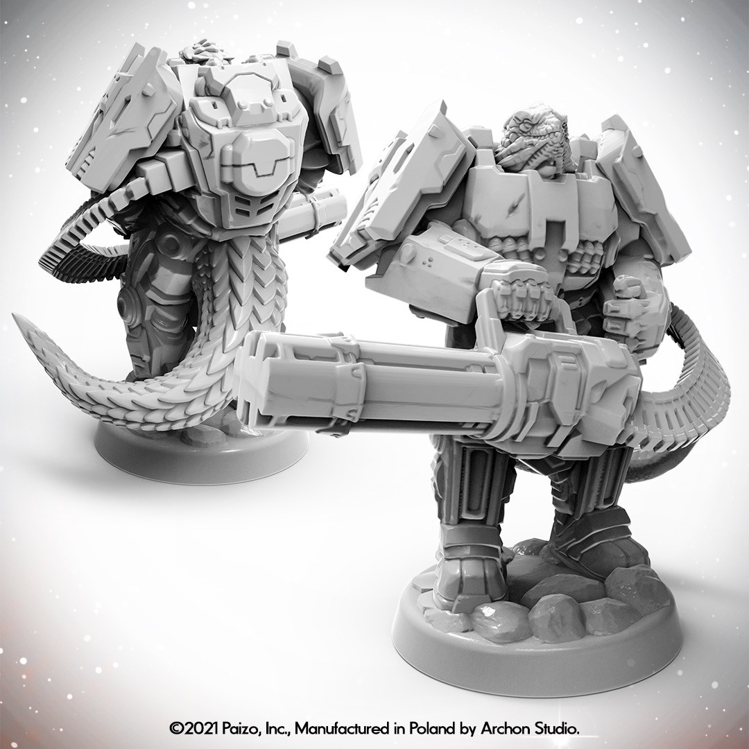 Starfinder Masterclass Miniatures: Vesk Mercenary