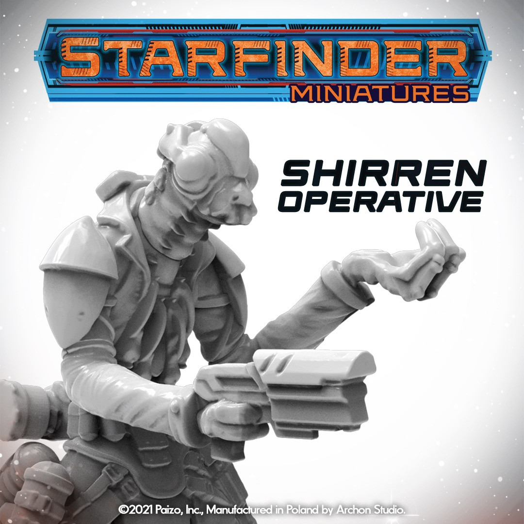 Starfinder Masterclass Miniatures: Shirren Operative