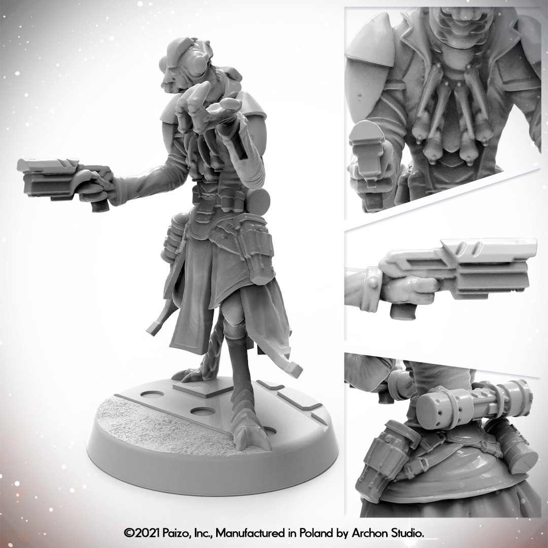 Starfinder Masterclass Miniatures: Shirren Operative