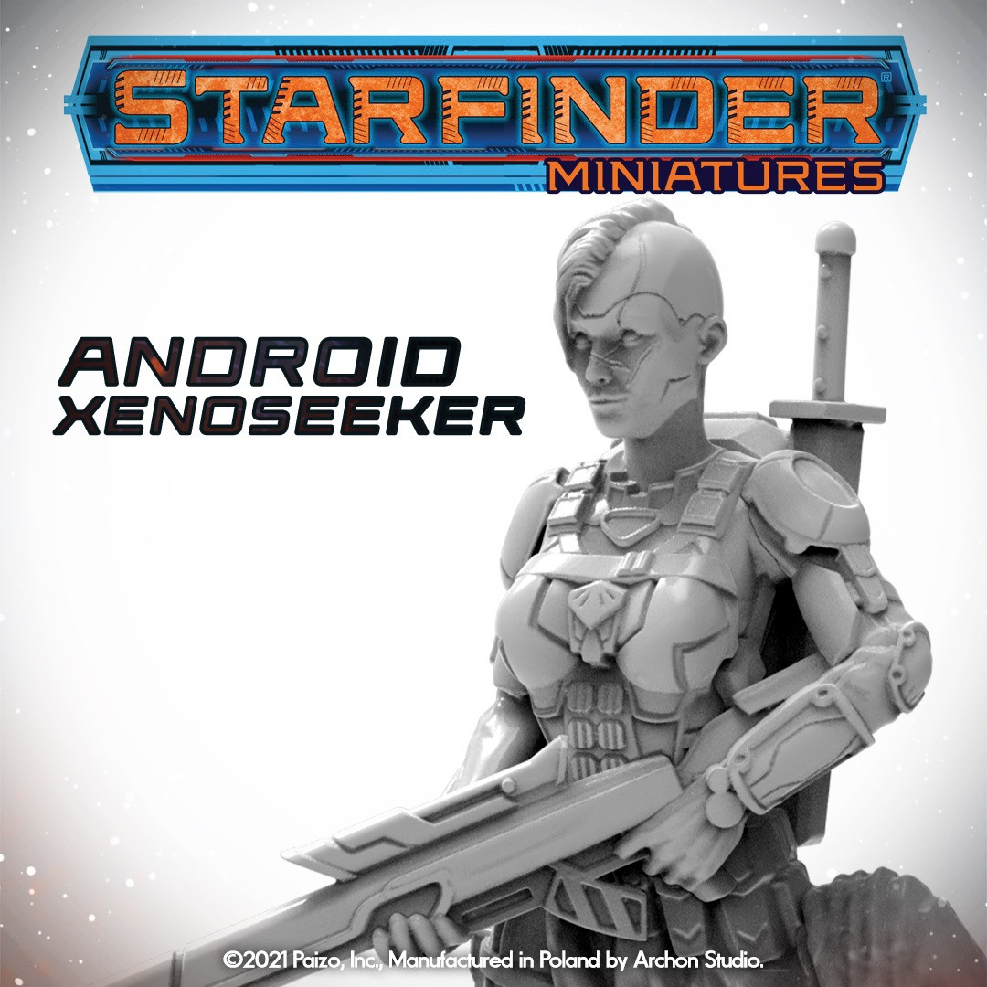 Starfinder Masterclass Miniatures: Android Xenoseeker