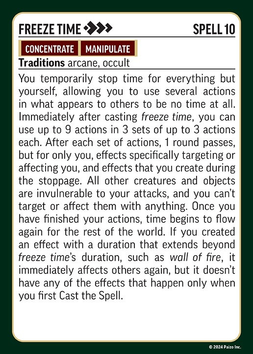 Pathfinder Arcane Spell Deck (Remastered)