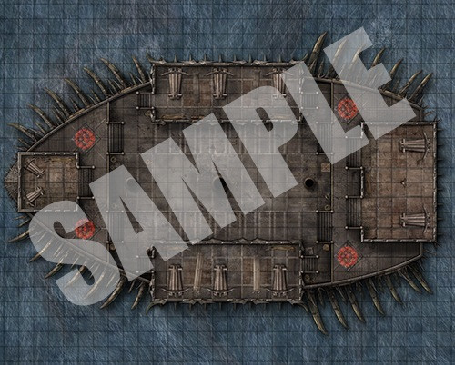 Pathfinder Flip-Mat: Warship