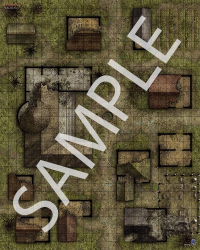 Pathfinder Flip-Mat: Ghost Towns