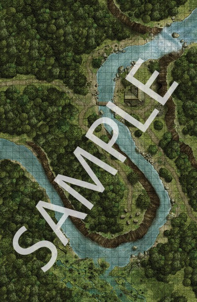 Pathfinder Flip-Mat: Enormous Forest