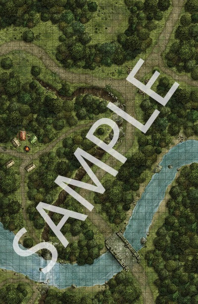 Pathfinder Flip-Mat: Enormous Forest