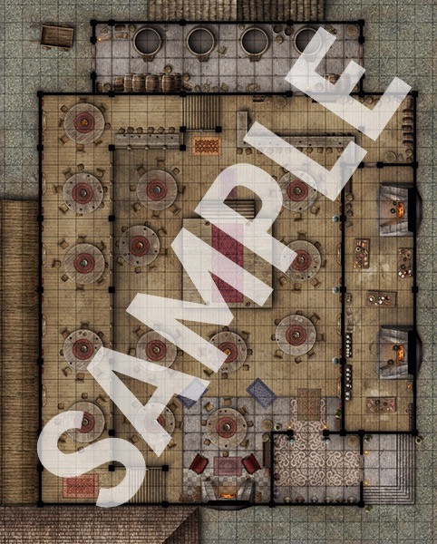 Pathfinder Flip-Mat Classics: Urban Tavern