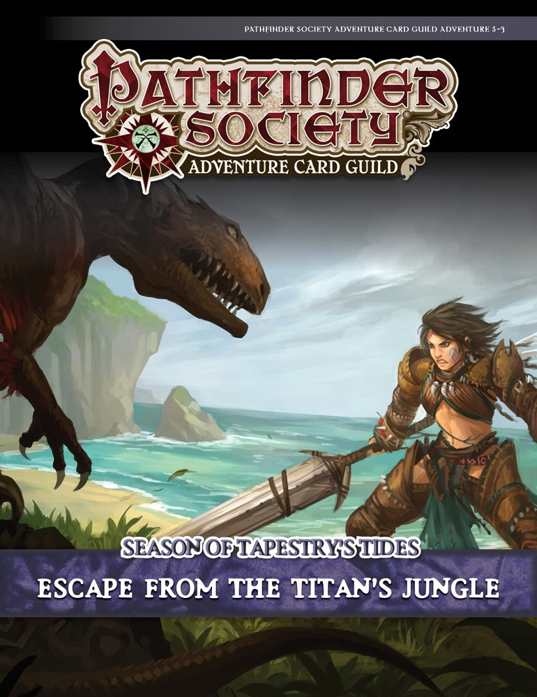 Pathfinder Society Adventure Card Guild #5-3: Escape from the Titan's ...